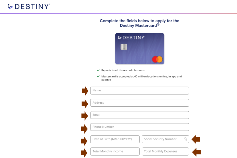 Destiny Credit Apply Online - Destiny Credit Card